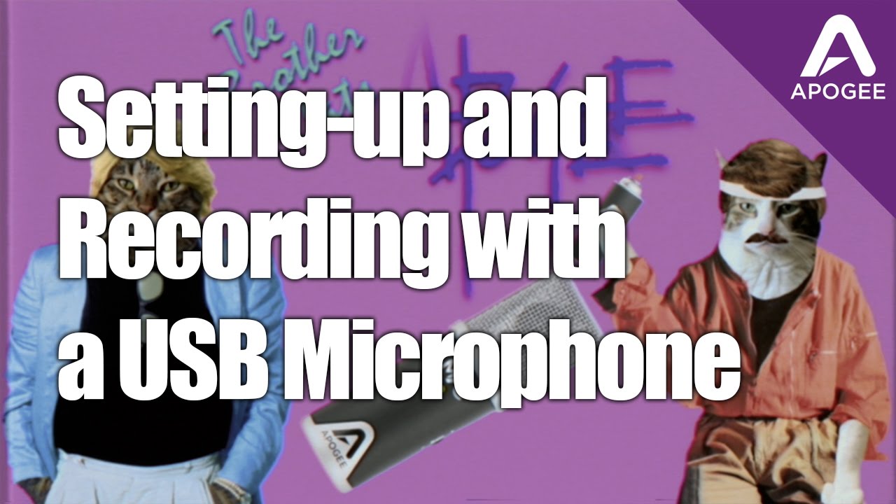 Setting up and Recording with a USB Microphone - YouTube