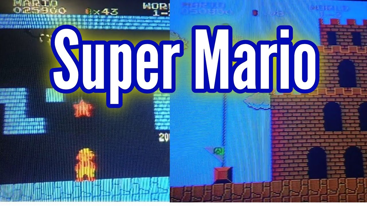 Super Mario Bros on TV (Sup games) - YouTube