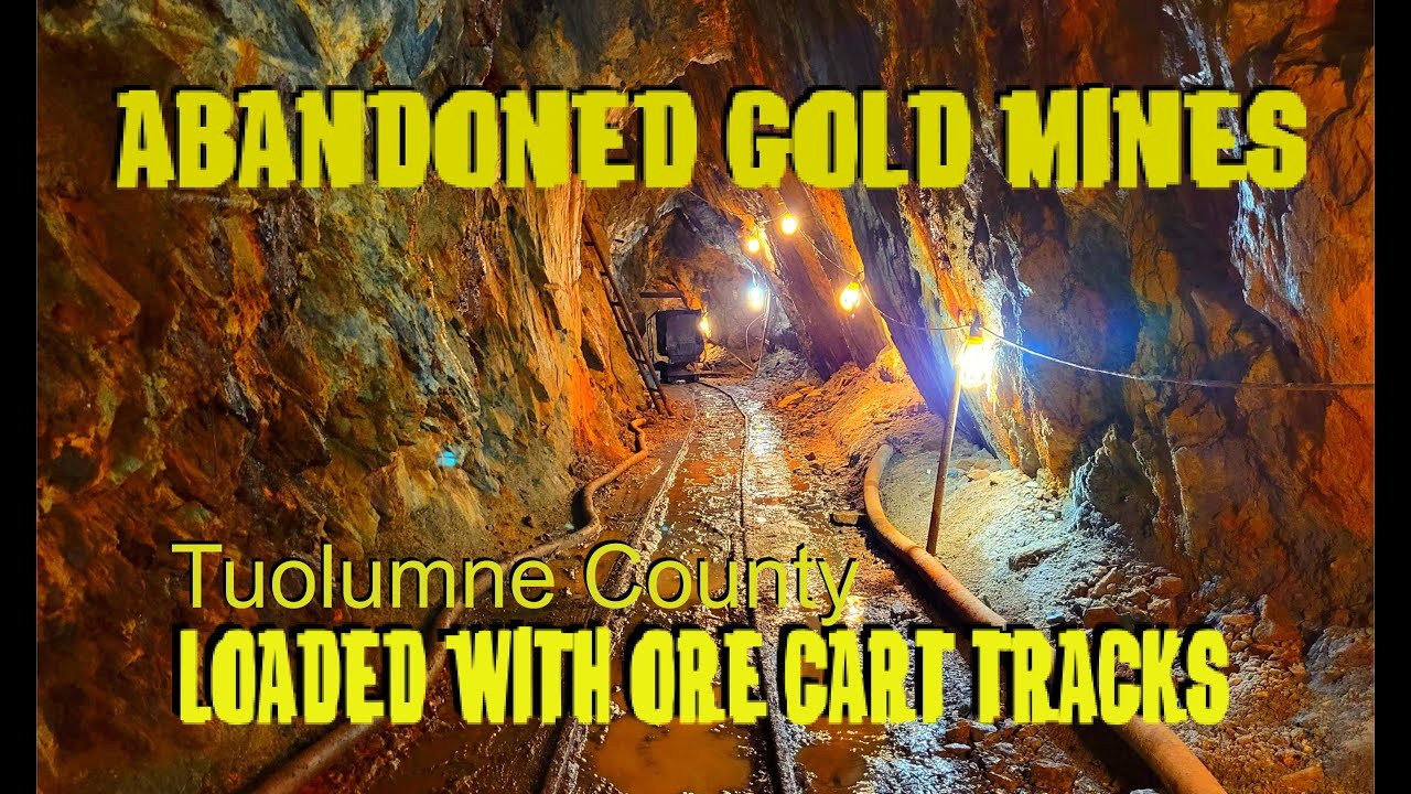 Abandoned Gold Mines loaded with Ore Cart Tracks - YouTube