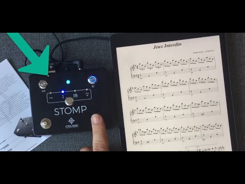 CODA MUSIC STOMP Bluetooth page turner Review FIRST LOOK