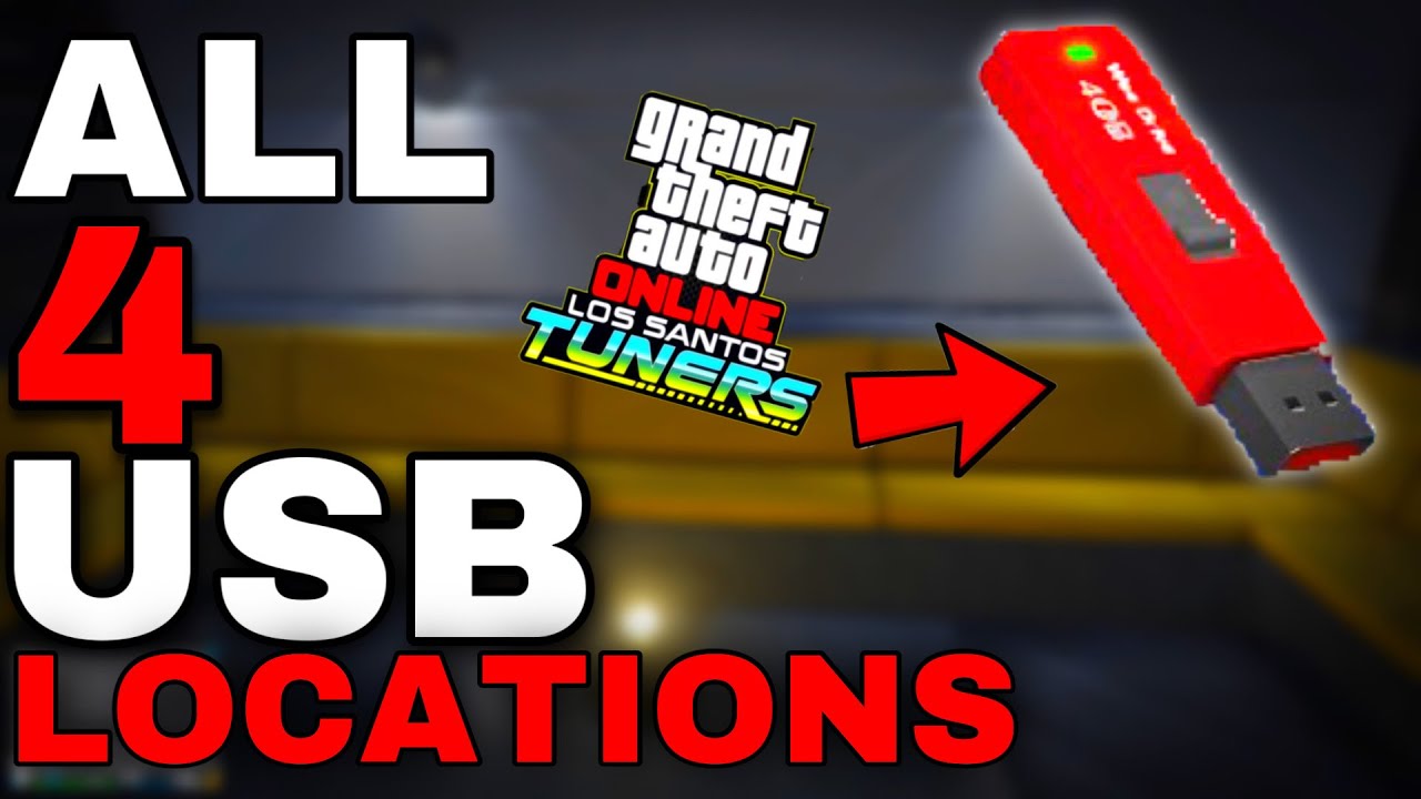*NEW* ALL 4 USB STICK LOCATIONS IN GTA5 ONLINE! - YouTube