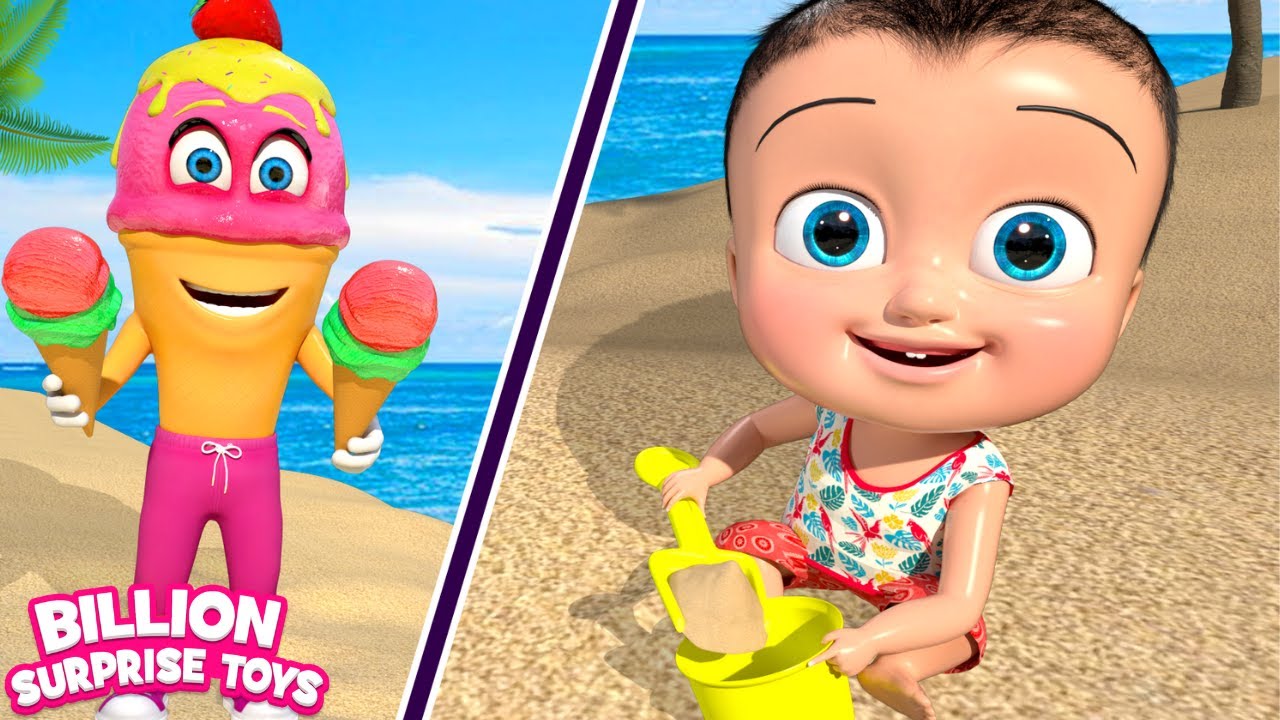 Johnny Family Beach Song for Babies | Family Songs@animacastkids2698 ...