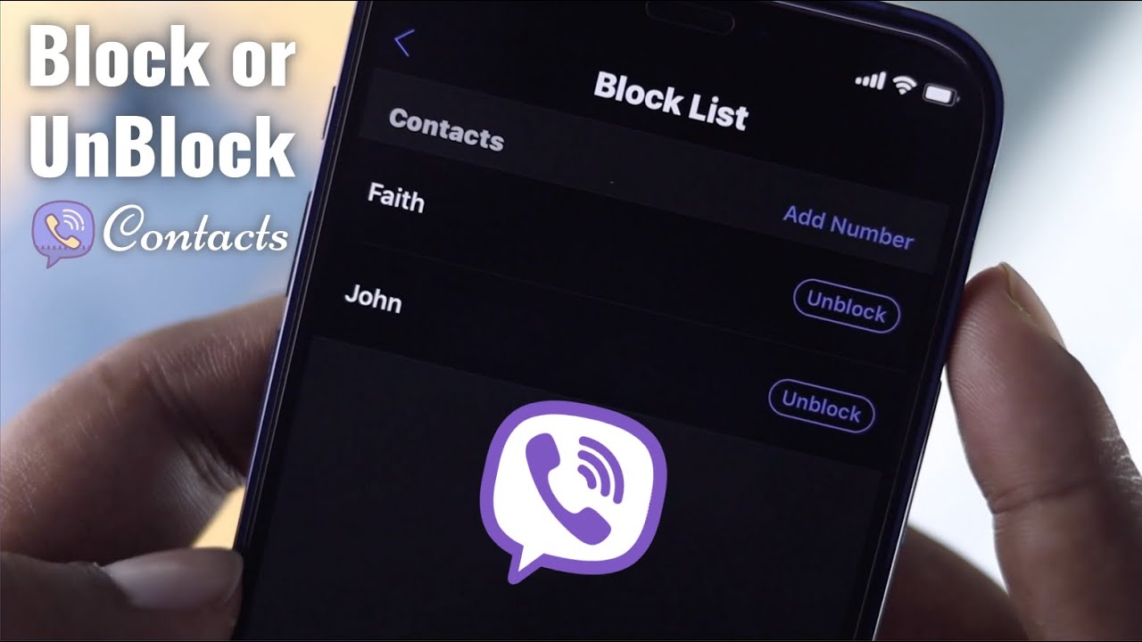 How to Block & Unblock Someone on Viber [2021] - YouTube