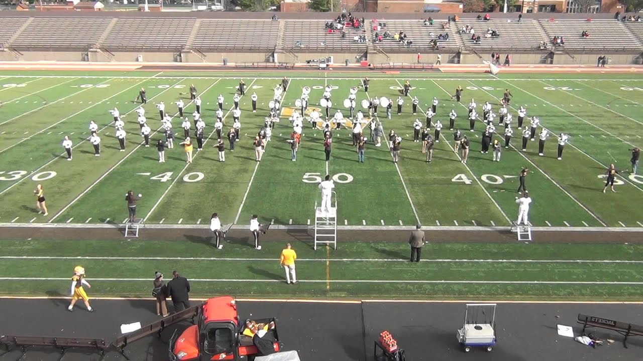 Baldwin Wallace Marching Yellow Jackets Halftime 10/4/14 - YouTube