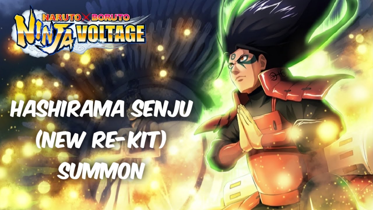 Hashirama Senju New Re-Kit Summon + Moveset Showcase | Naruto X Boruto ...