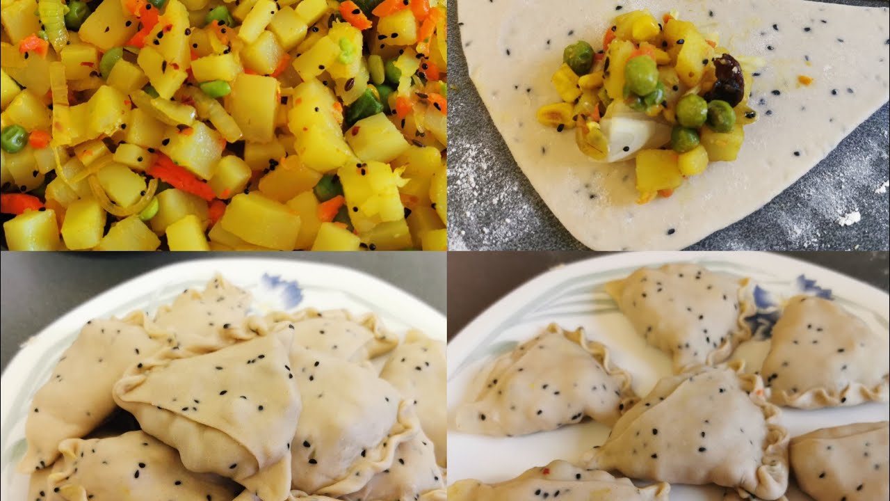 Easy way to make singara/vegetables samosa recipe. - YouTube