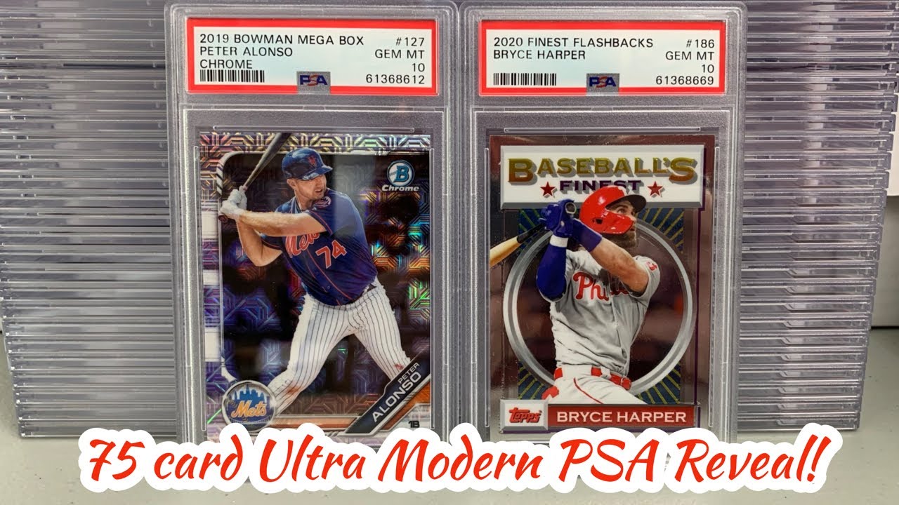 75 Card Ultra Modern PSA Submission Reveal - YouTube