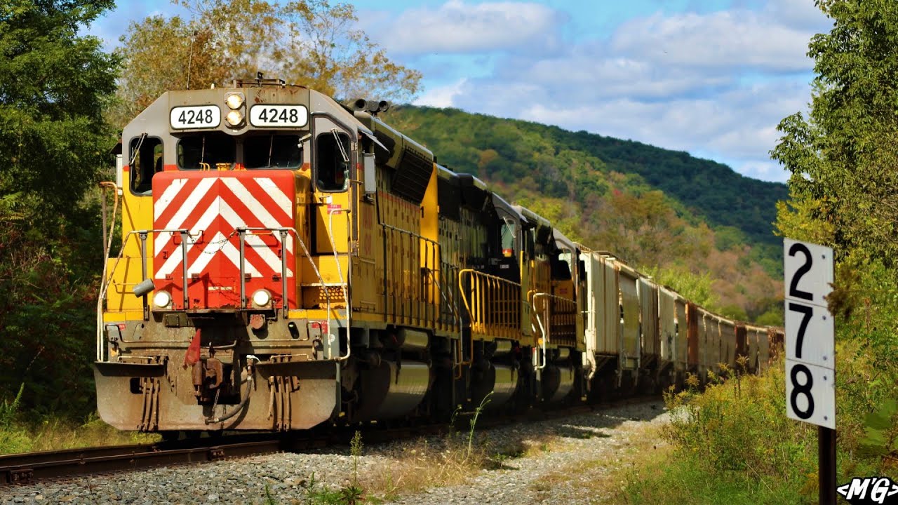 Rolling Hills, Flowing Streams, and the Ithaca Central Railroad - YouTube