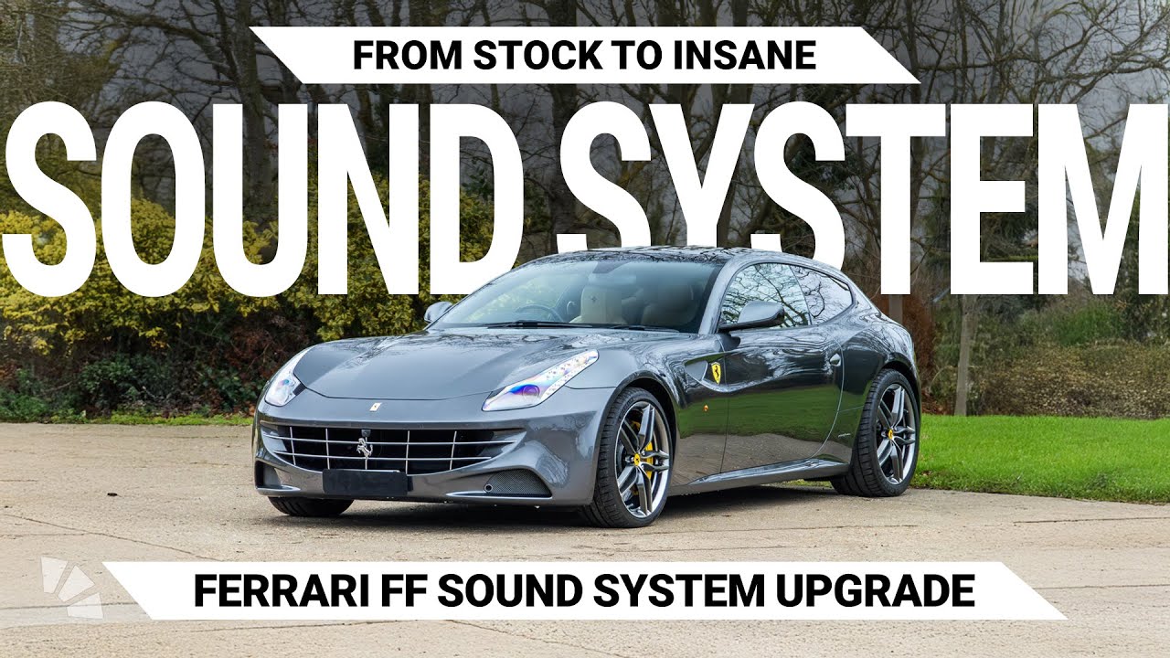 Ferrari FF Sound System UPGRADE! Custom Subwoofer TRANSFORMS The ...