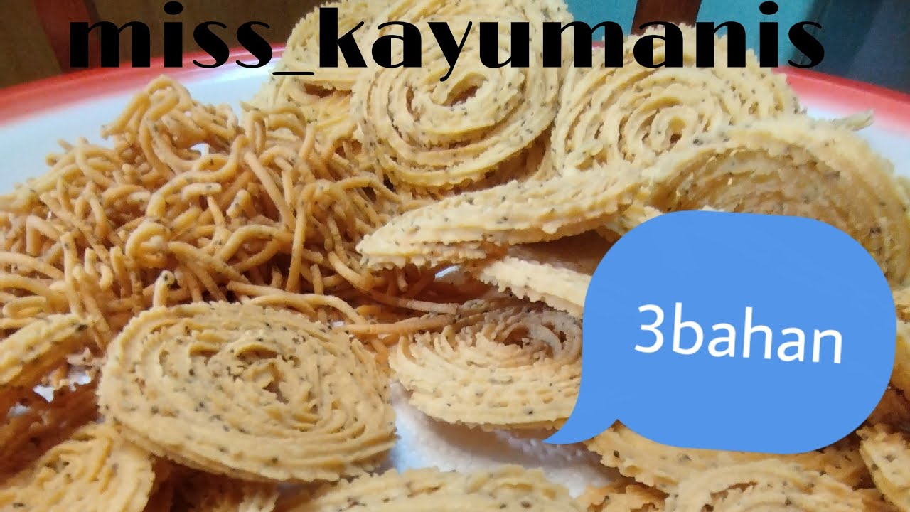 Resepi muruku 3bahan sahaja..mudah dan sedap - YouTube