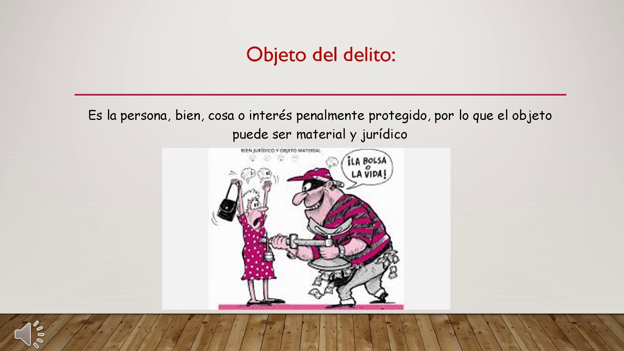sujetos y objetos del delito - YouTube