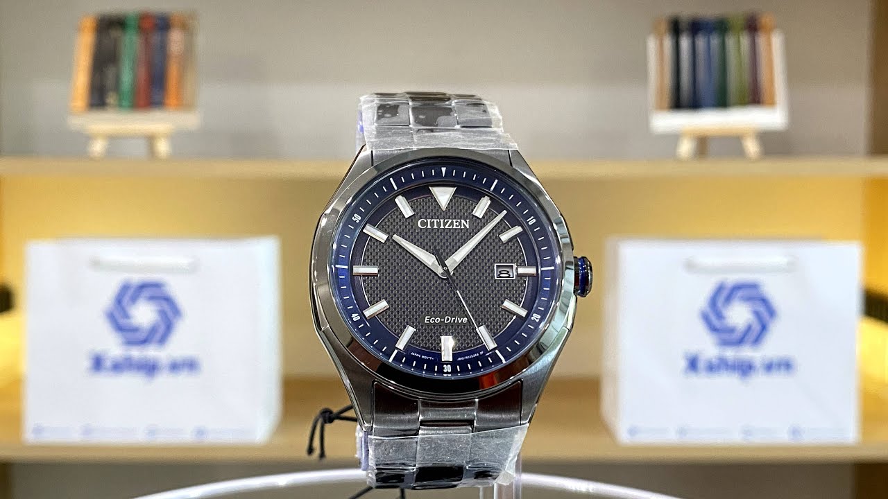 Xship.vn: Highlights | Citizen WDR Eco-Drive Blue Dial Men Watch AW1147 ...