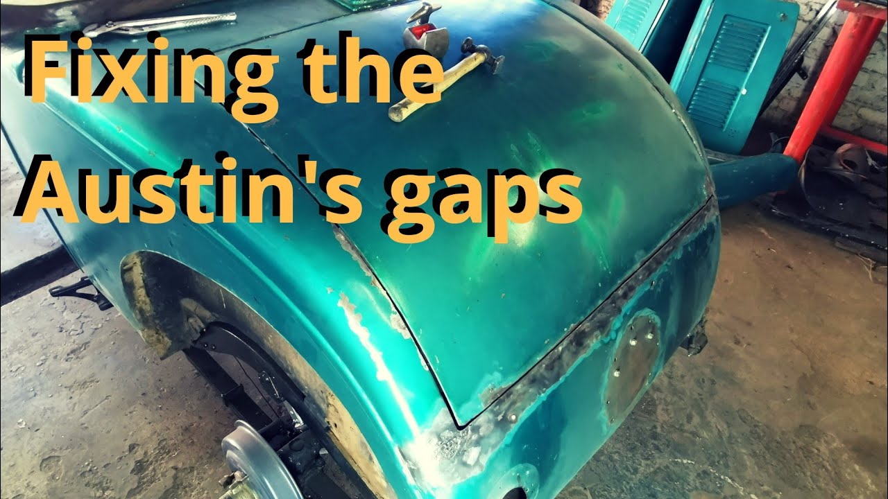 Part 5: 1933 Austin 10 Restoration (Fixing door gaps and stuff) - YouTube