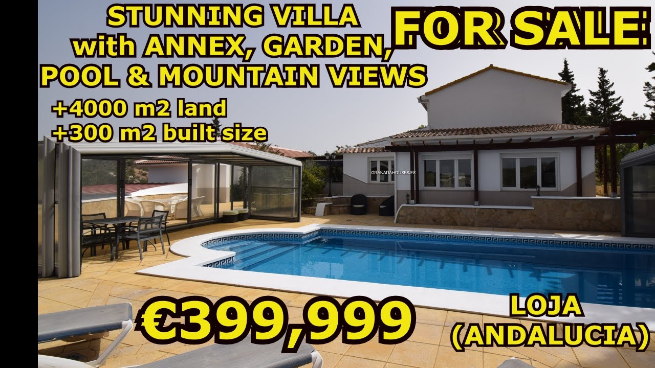 DETACHED COUNTRY VILLA with COVERED POOL, ANNEX and FANTASTIC VIEWS in ...