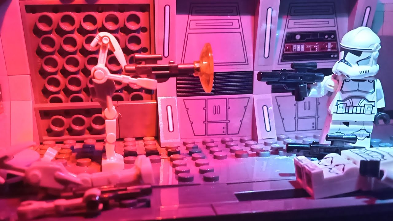 Lego Star Wars Stop Motion Film - The Abondoned Droid Base - YouTube