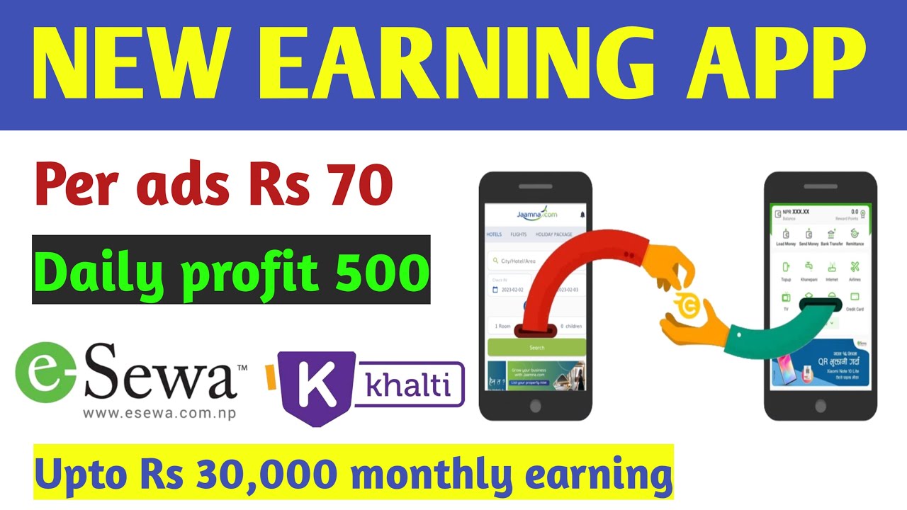 New earning website in nepal||earning website for students||esewa ...