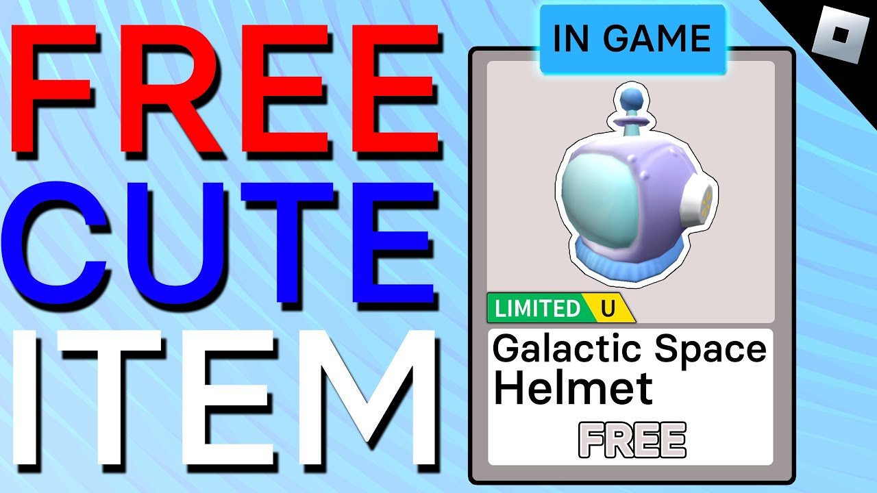 *NEW* GALACTIC SPACE HELMET FREE UGC ON ROBLOX FREE LIMITED - YouTube