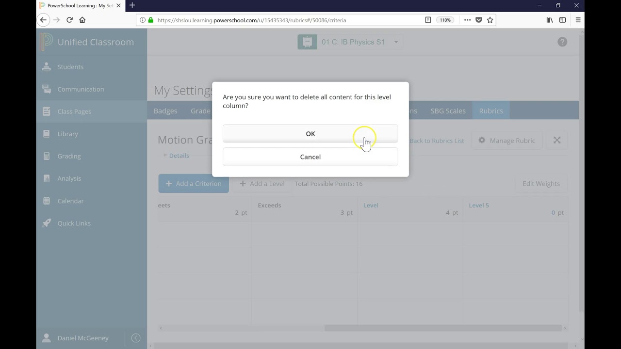 PowerSchool Learning: Rubrics Part 1 (Creating, Making Active) - YouTube