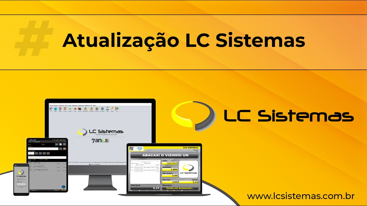 Aula 50 - Atualização LC Sistemas - YouTube