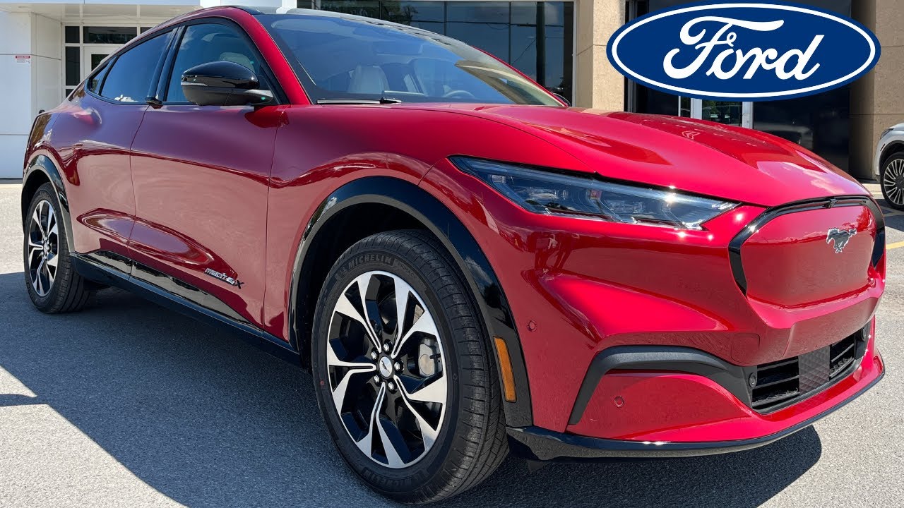 2023 Ford Mustang Mach-E Premium AWD 300A w/ 91kWh Battery in Rapid Red ...
