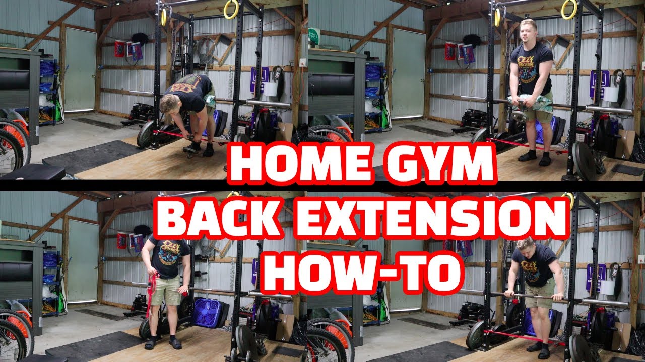 How-To Setup a Home Gym Back Extension (3 EASY STEPS) - YouTube
