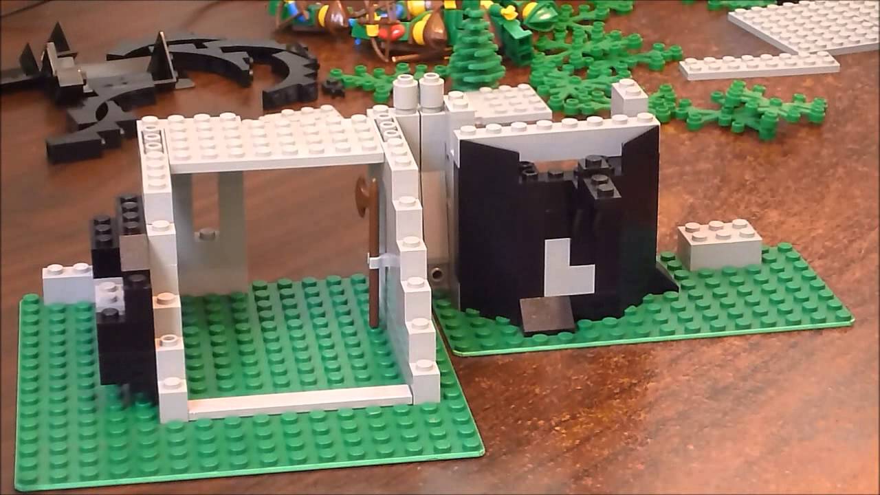LEGO 6066 - Camouflaged Outpost (Castle Theme - Forestmen, 1987) - Time ...