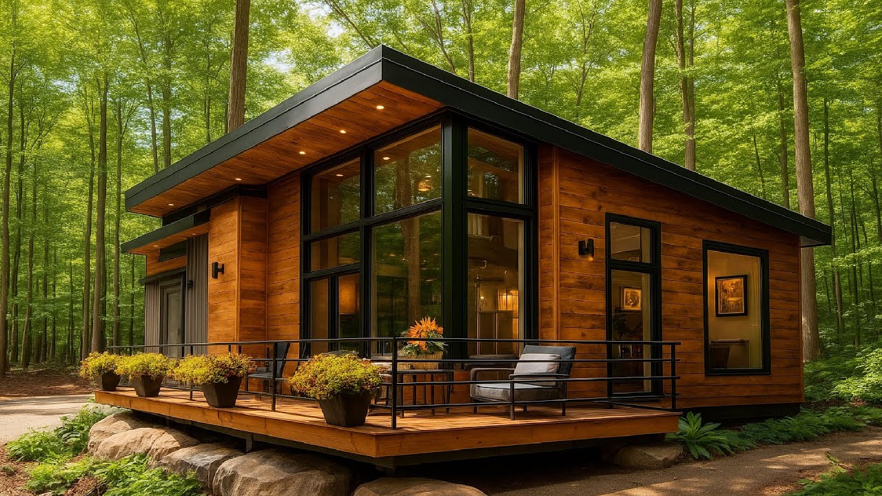 Why This 348 Sq Ft Cabin Might Be The Most Livable Yet - YouTube