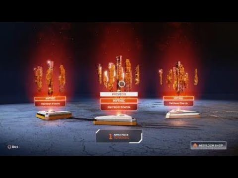 Heirloom Shards at level 11 | Apex Legends - YouTube