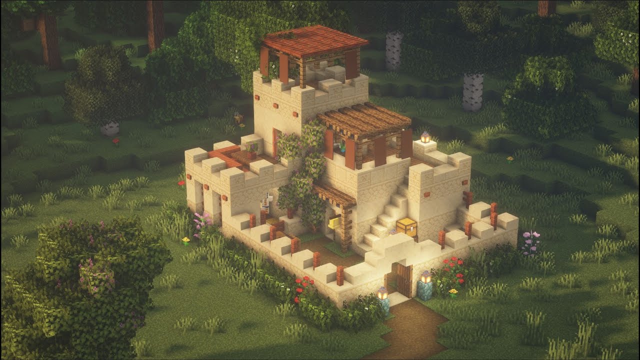 Minecraft | How to build a Wandering Trader Trading Outpost - YouTube