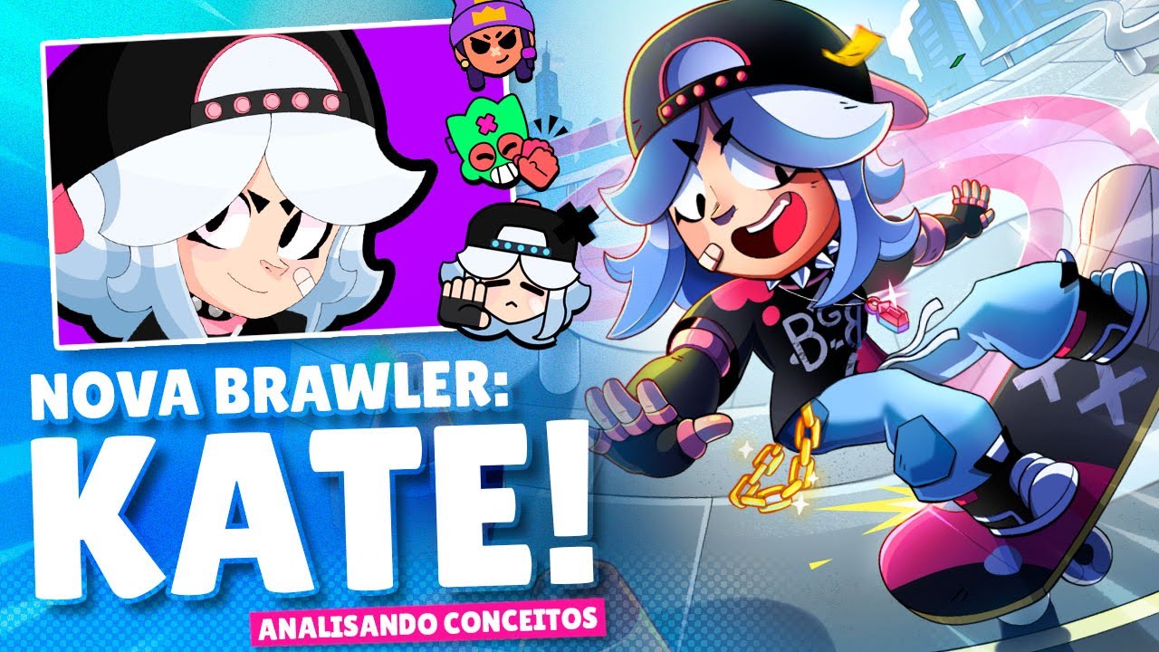 NOVA BRAWLER KATE!! A ÚLTIMO INTEGRANTE do TRIO do OLLIE e MINA ...