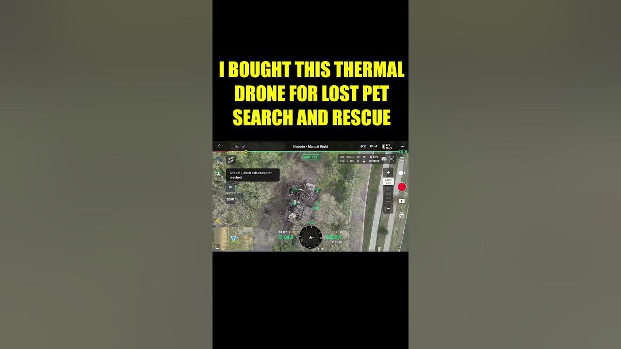 Drone Lost Pet Search and Rescue - DJI Mavic 3 Enterprise Thermal - YouTube