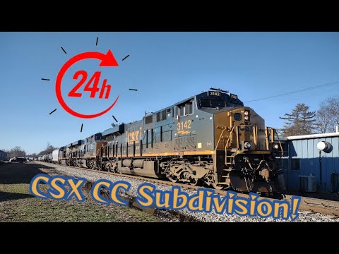 24 HOURS on CSX’s CC Subdivision - YouTube