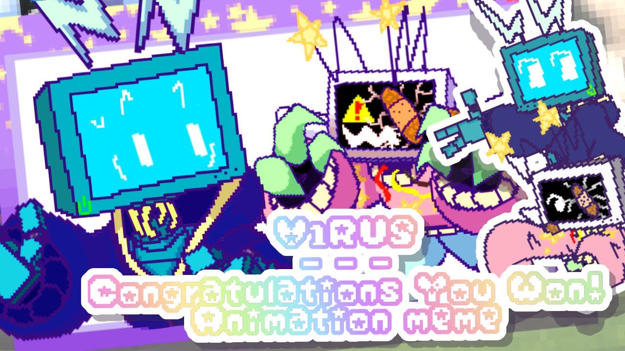V1RUS // Congratulations you won! - Animation Meme - YouTube