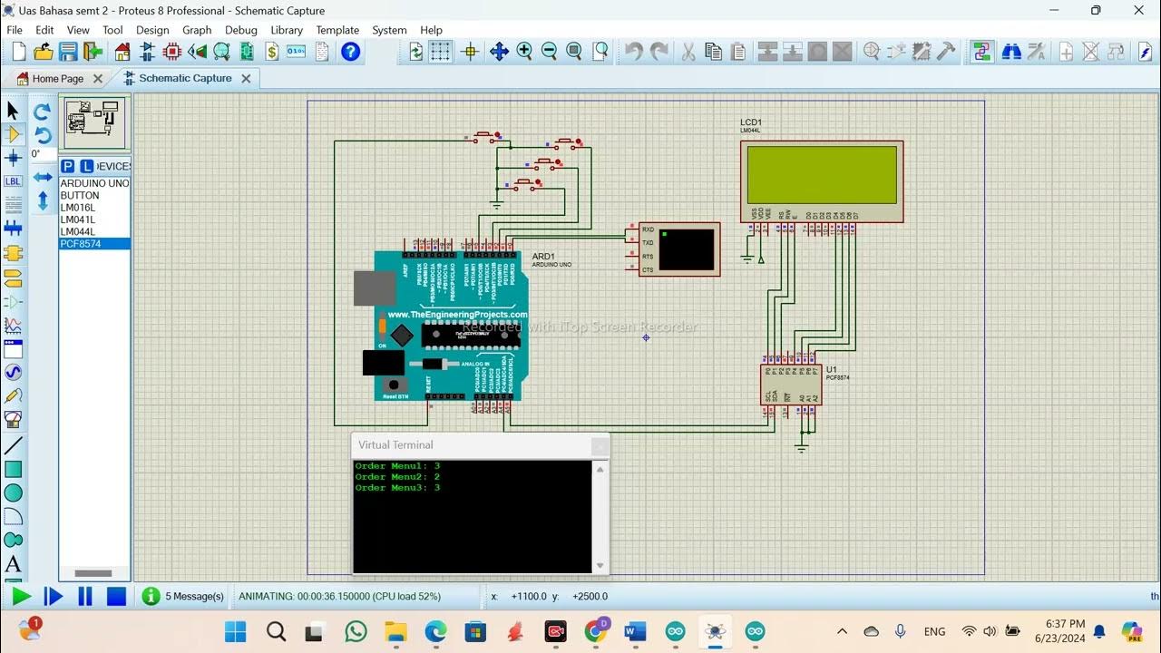 Project Arduino - Sistem Order Restaurant - YouTube