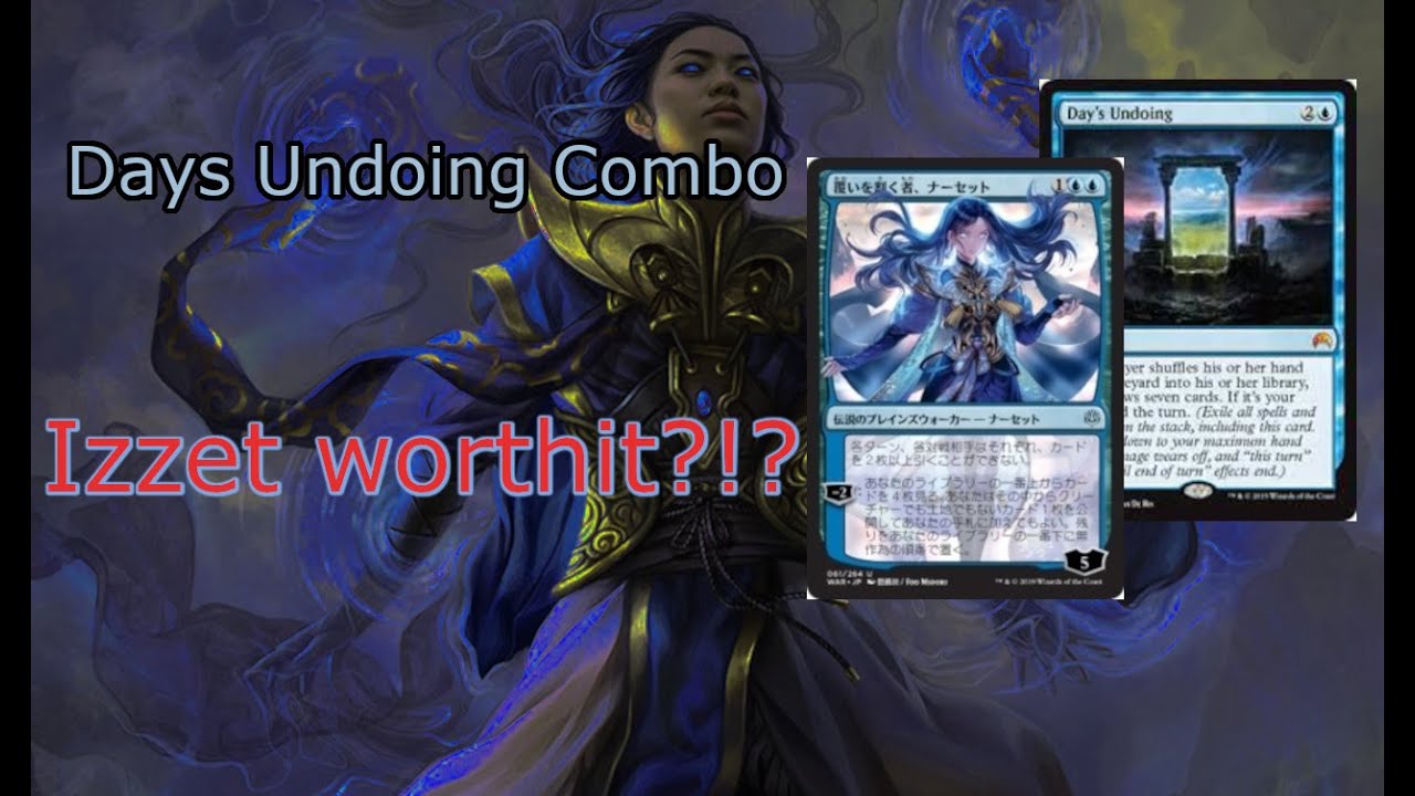 Izzet Days Undoing Combo | Izzet Control | Pioneer [MTGO] - YouTube