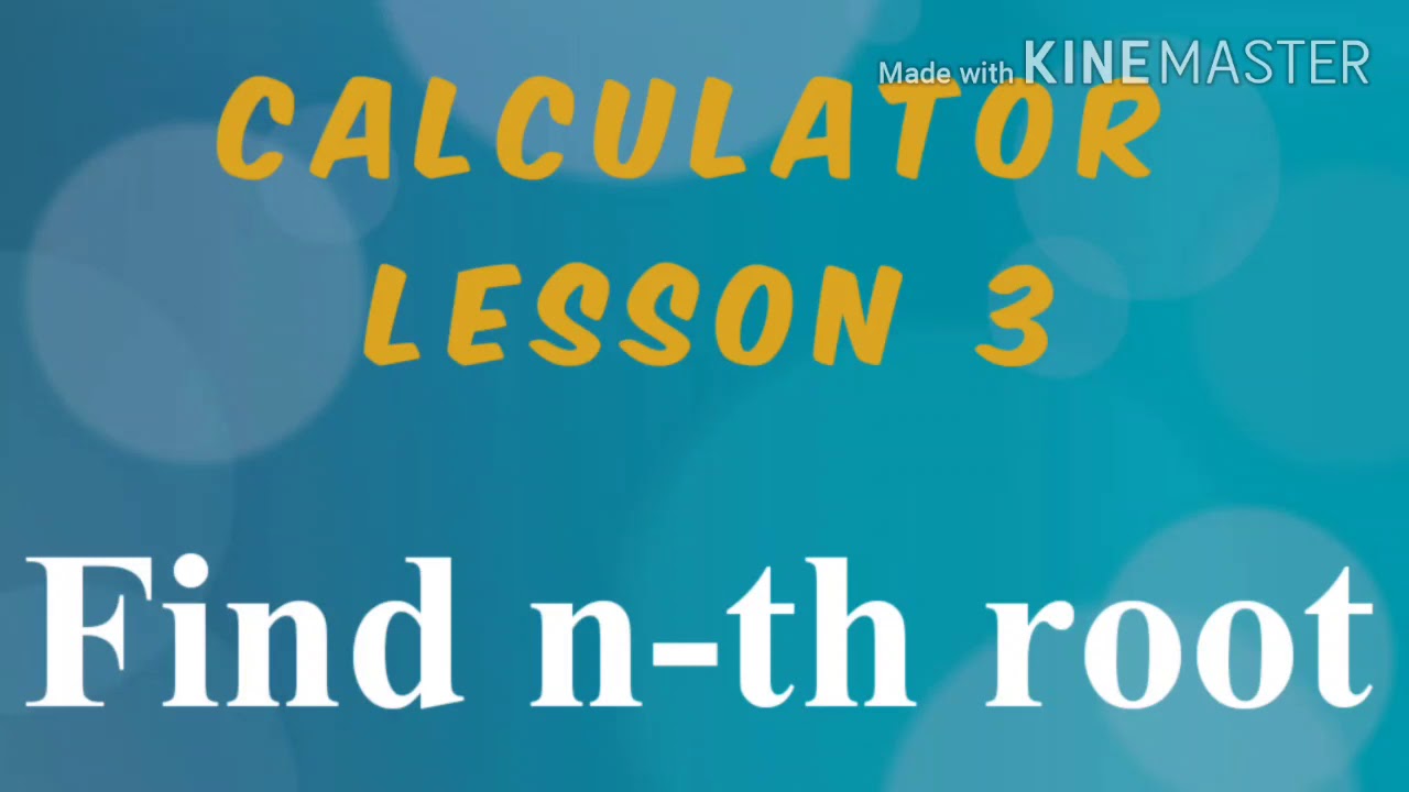 fx-82 MS Calculator trick | How to find n-th root of a number © Tanmay ...