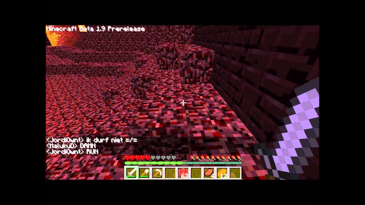 Minecraft Nether Stronghold - YouTube