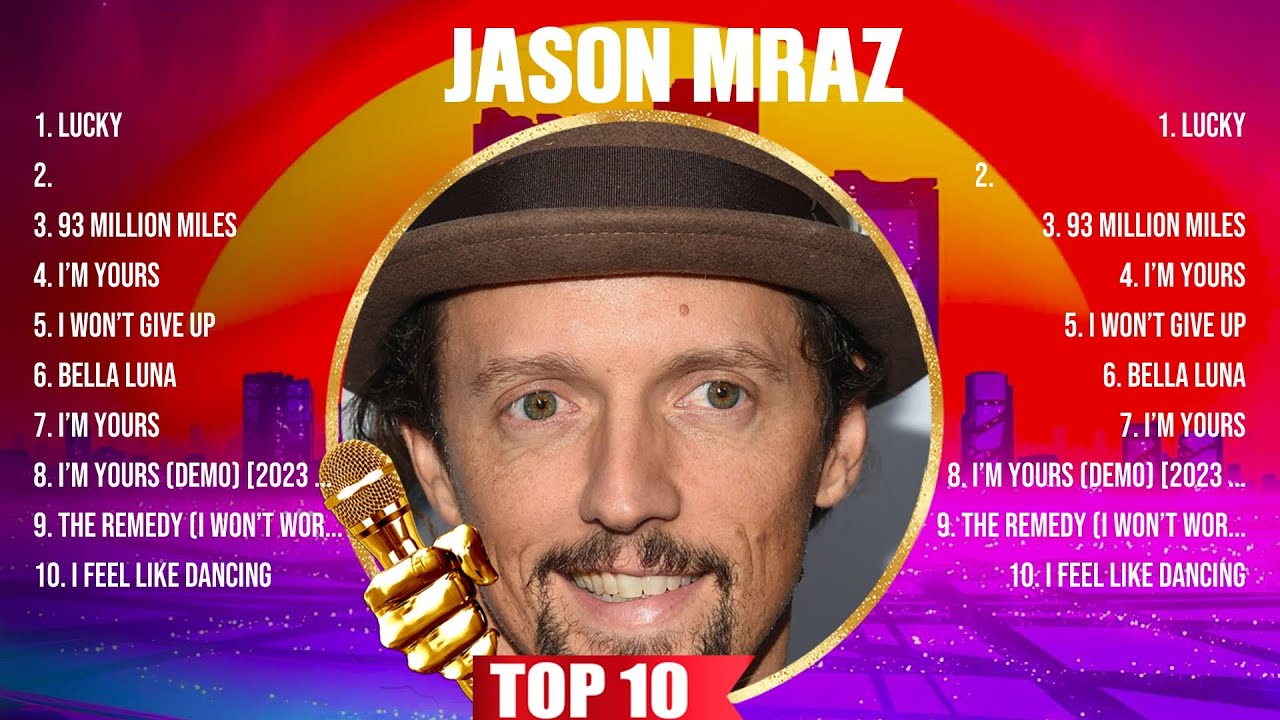 Jason Mraz Top Hits Popular Songs - Top 10 Song Collection - YouTube