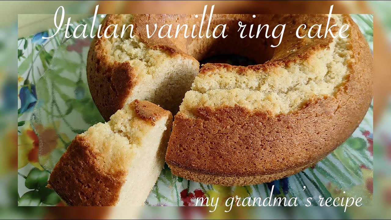 Classic ITALIAN BREAKFAST VANILLA CAKE | Super soft and fluffy ring ...