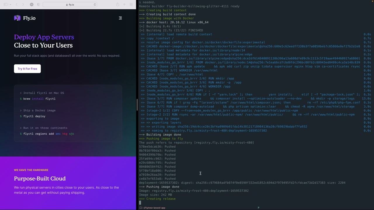 Launch a Laravel App on Fly - YouTube