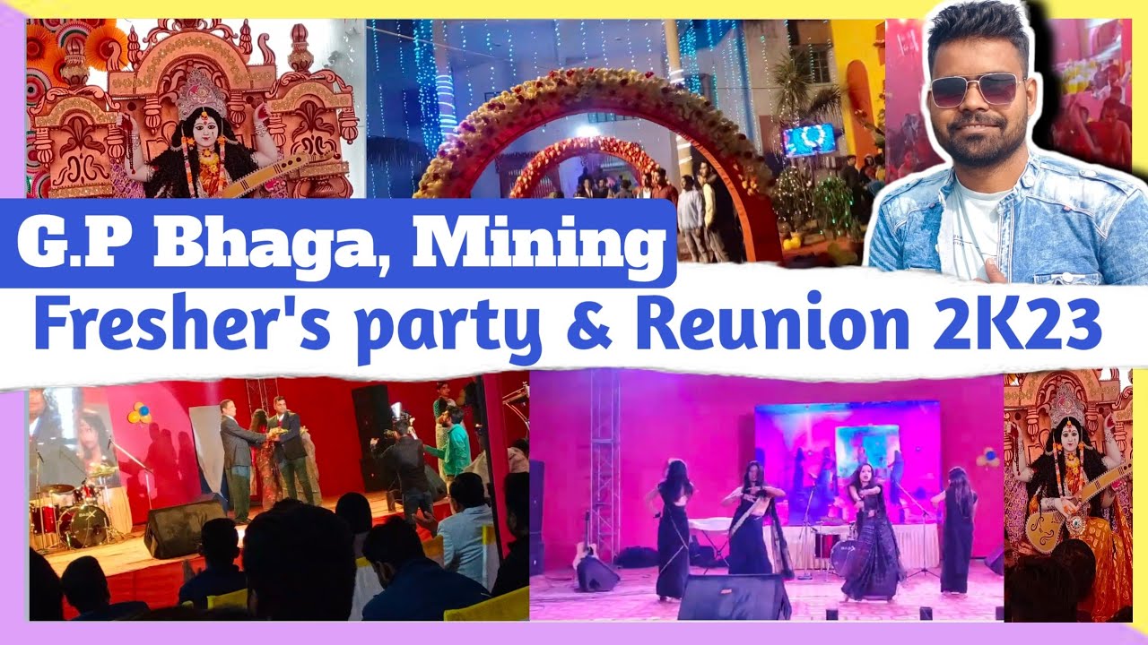 GP Bhaga Sarswati Puja and Fresher's Party 2023🔥। Sanjay Das Vlogs ...