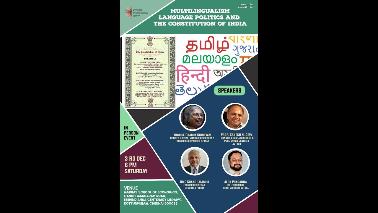 Multilingualism, Language Politics and The Constitution of India | Dec ...