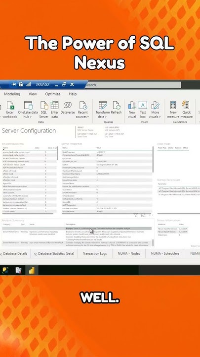 SQL Server Performance Series -SQL Nexus Unleashed: Loading and Analyzing Data for Database ...