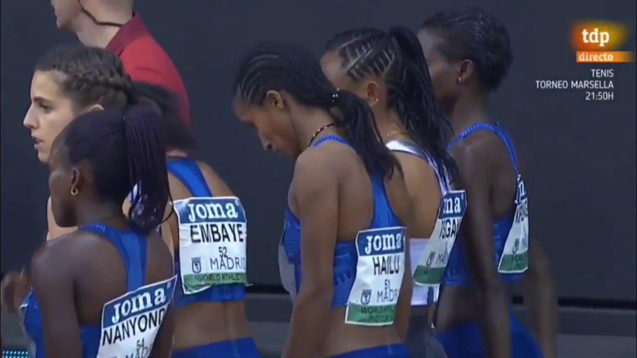 Women's run at 1500m Madrid 2020 - YouTube