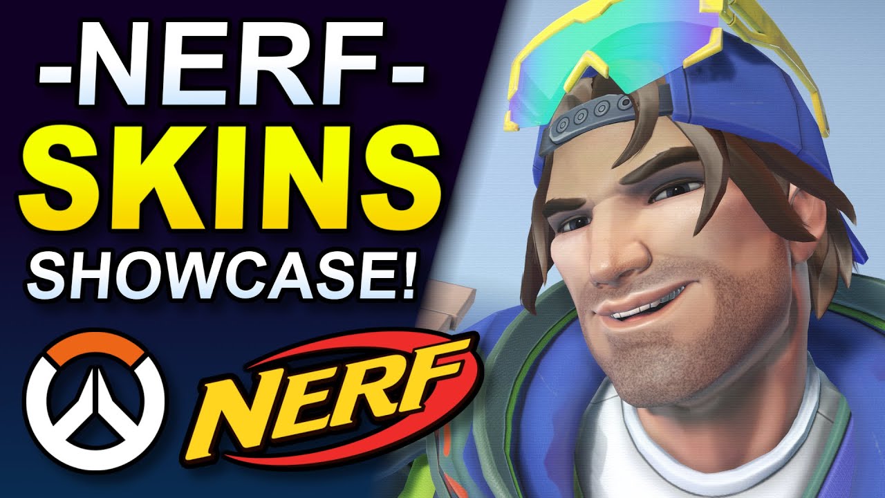 ALL SKINS in Game! - Overwatch 2 x NERF Collab Showcase - YouTube