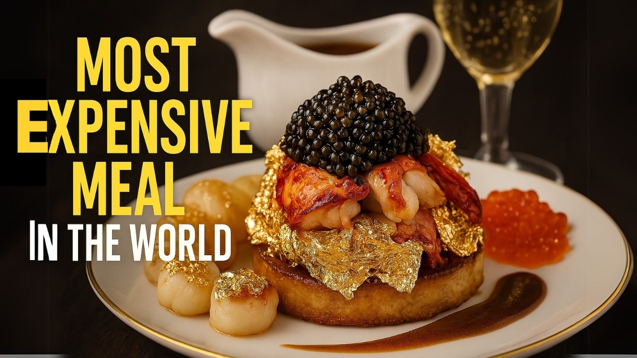 The 10 Most Expensive Meals Ever Made - YouTube