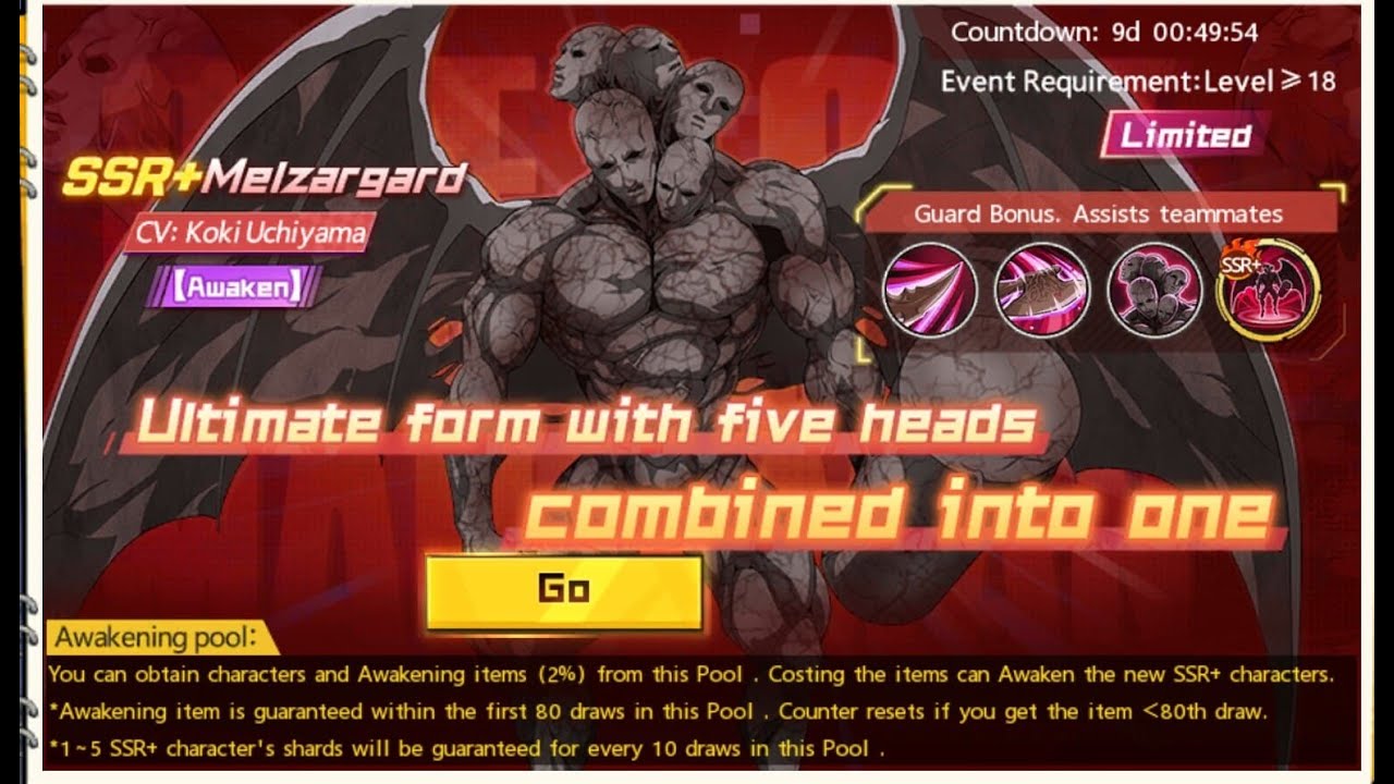 Pulling and Combine Awaken Melzargard SSR+ [One Punch Man:The Strongest ...