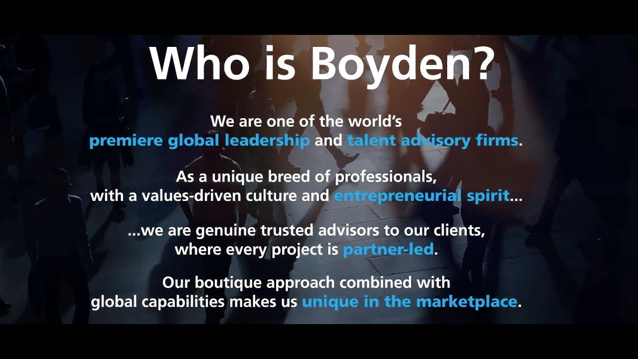 Who is Boyden? - YouTube