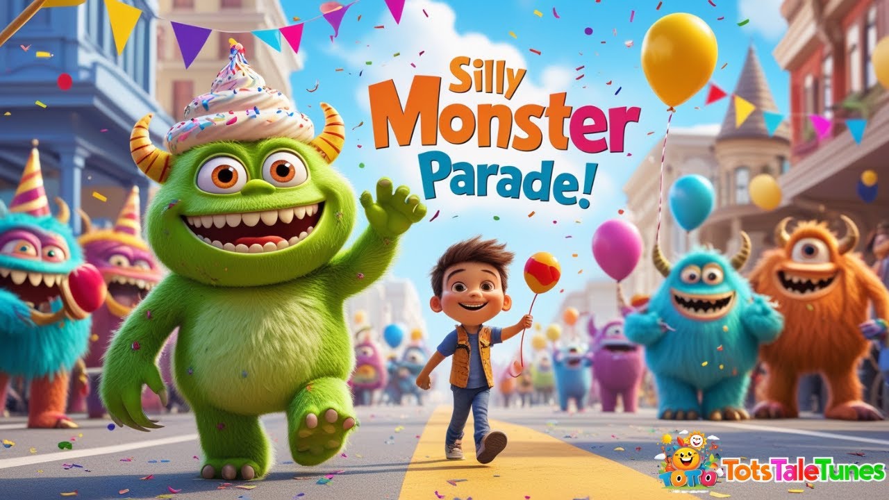 "Silly Monster Parade 🎉 | Fun Kids Song with Dancing Monsters!" - YouTube