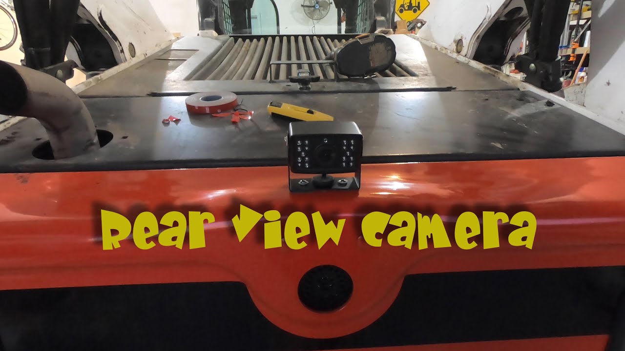 2013 Bobcat S850 - Rear View Camera Installation - Part 1 - YouTube
